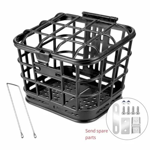 Передняя корзина для велосипеда с крышкой для электровелосипедов