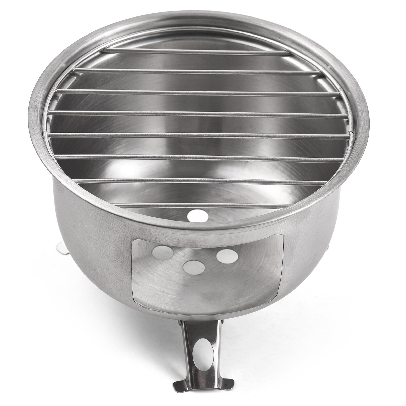 Portable Camping Stove Mini Backpacking Wood Burning Survival Alcohol Burner Charcoal Grill for Candle Cooking BBQ Picnic