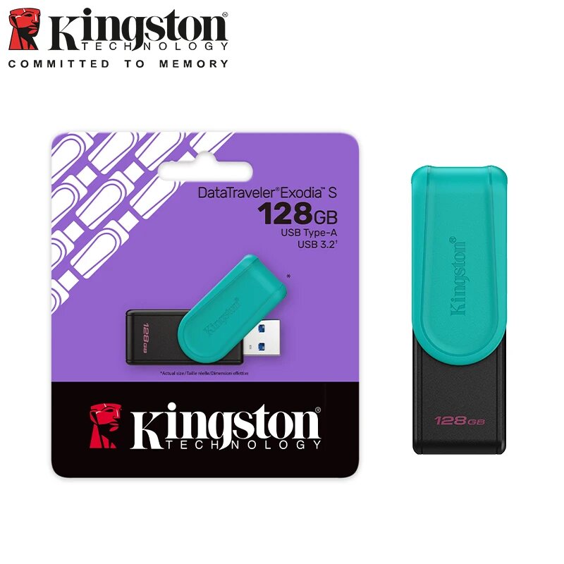 Kingston DataTraveler Exodia Onyx флэш-накопитель 64/128/256 ГБ DTXS 64GB