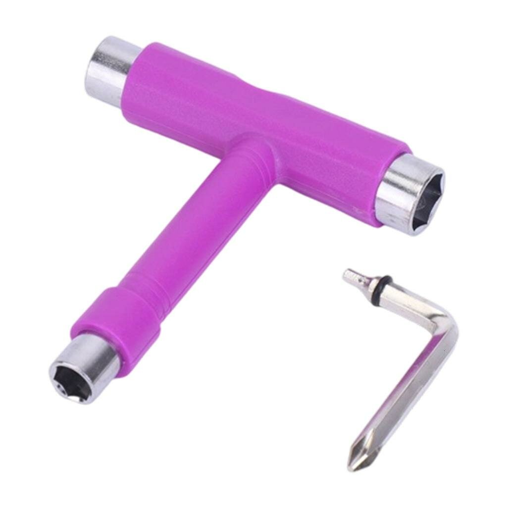 Гаечный ключ Т-образный для скейтборда, Фиолетовый
