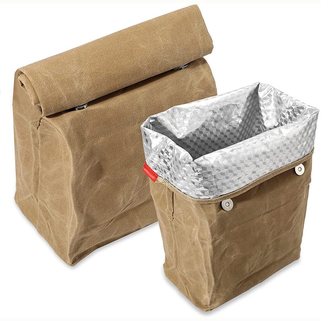 Экологически Чистый Теплый алюминиевый Палаш с изоляцией для ланча, Непромокаемый Лакированный холст, Офисная еда на открытом воздухе