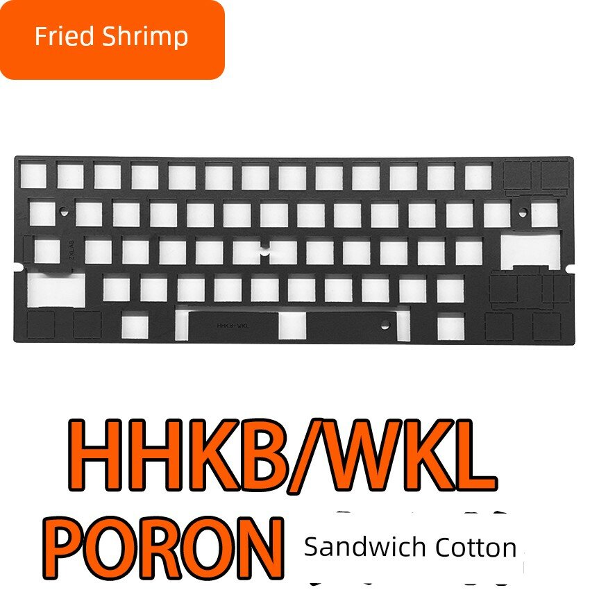 Индивидуальные кейкапы в виде жареных креветок для механических клавиатур, совместимые с раскладками 64/87/108,
