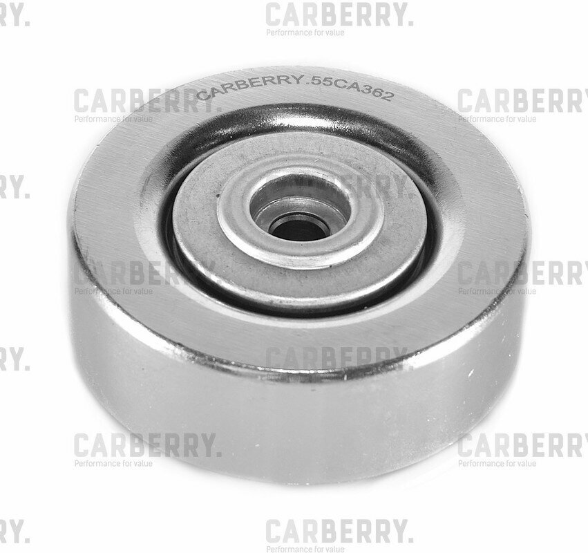 Ролик обводной поликлинового ремня CARBERRY BMW 3(E46), 5(E39), 7(E38), X5(E53) 98->, LAND ROVER Freelander 00->, OPEL Omega B 01-> (55CA362)