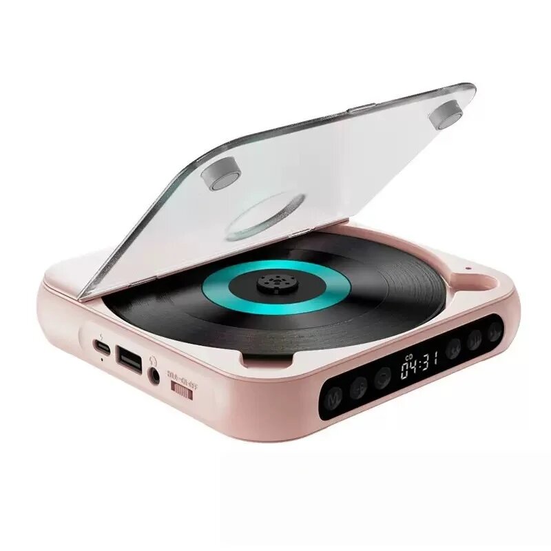 MouZYuan Портативный CD-плеер черный ABS KC-918 Pink