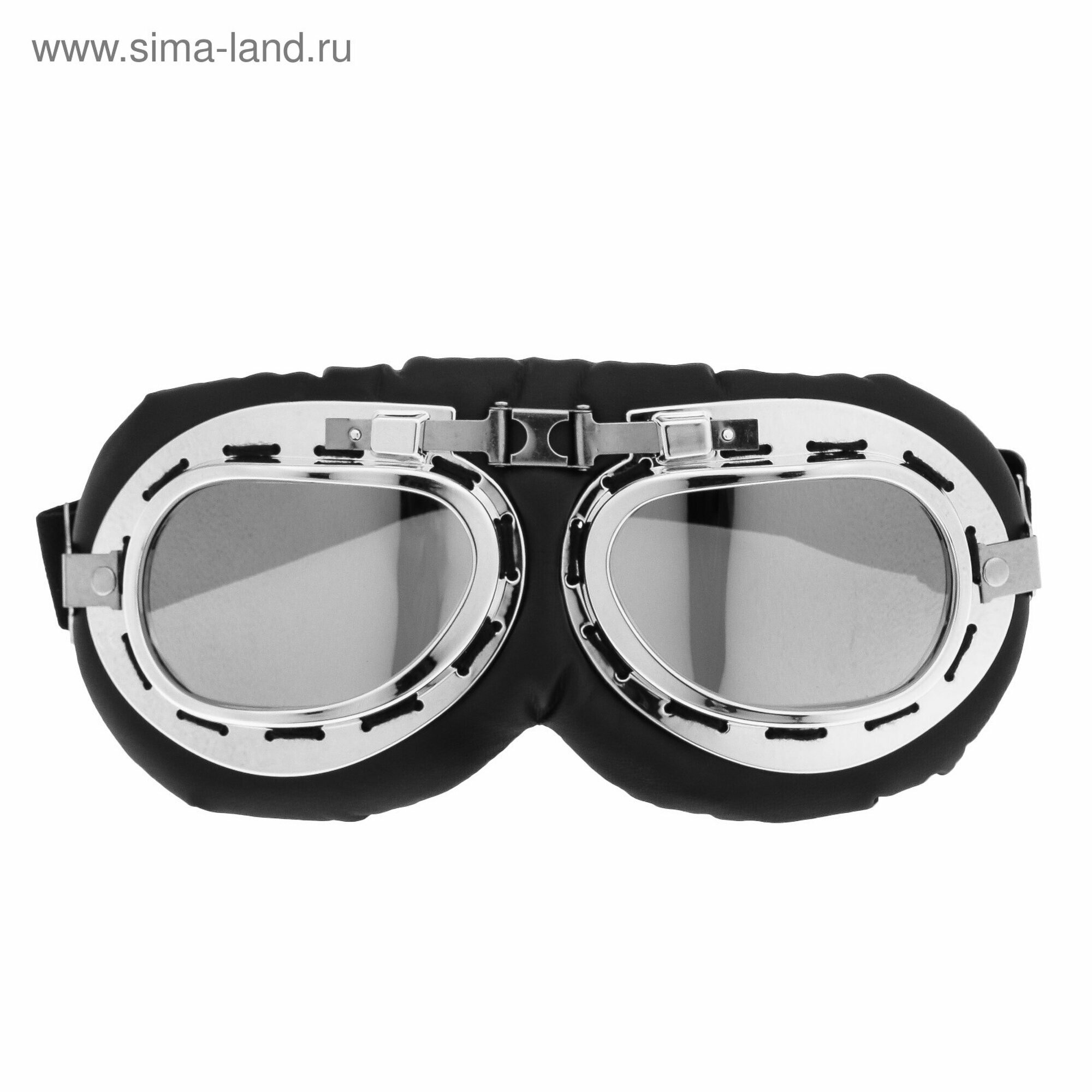 Очки Torso, для мототехники, универсальные, пластик, хром/черные