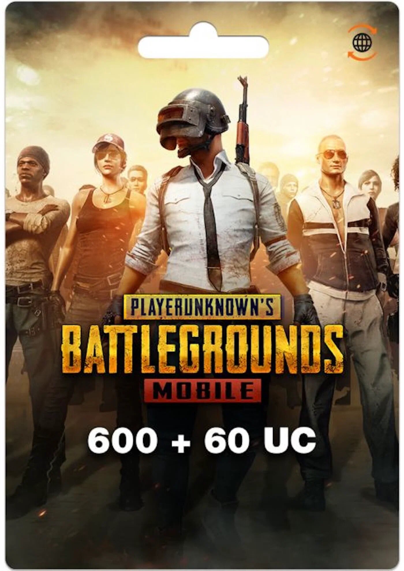 Игровая валюта PUBG Mobile 600 + 60 UC [Цифровая версия] (Весь мир, Россия, Беларусь)