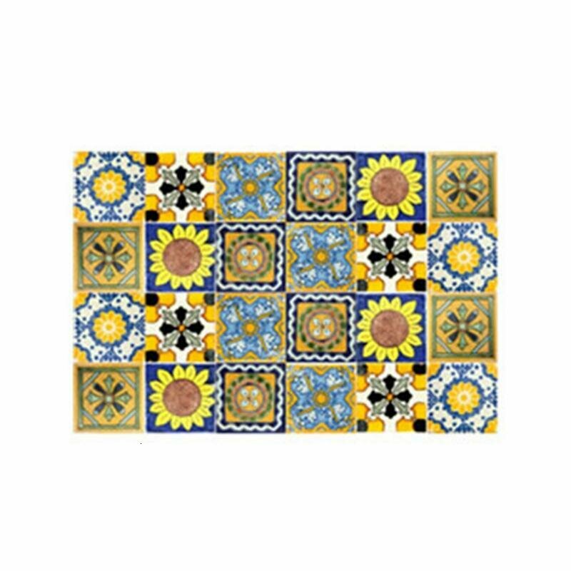 Наклейки на пол и стены в стиле ретро, 24 шт, ET230