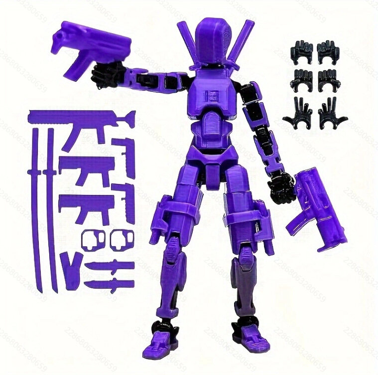 Кукла Lucky 13 с многосуставным механизмом, подвижная, 3D-печатная игрушка, 3-го поколения, DIY