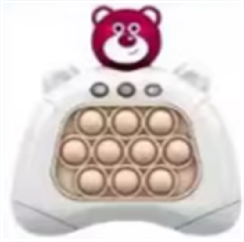 Светящаяся игра-головоломка Pop It Bubble Puzzle с розовым цветом, обучающая игрушка для детей от стресса в помещении