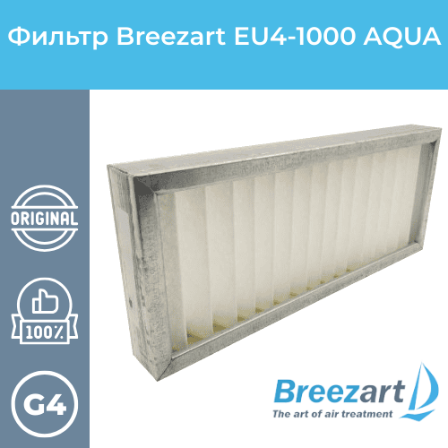 Сменный фильтр грубой очистки Breezart EU4-1000 Aqua (490-250-48)