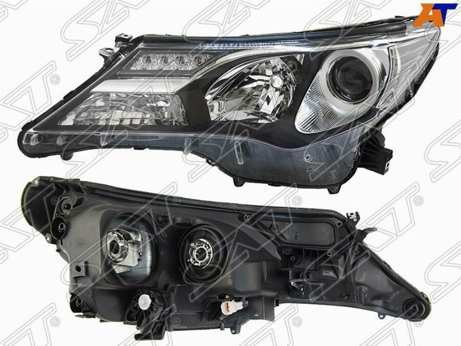 SAT ST21211W1LLDEM2 Фара Toyota RAV4 (XA40) 12-15 (Слева/ Галоген/ ДХО/ С электрокорректором)