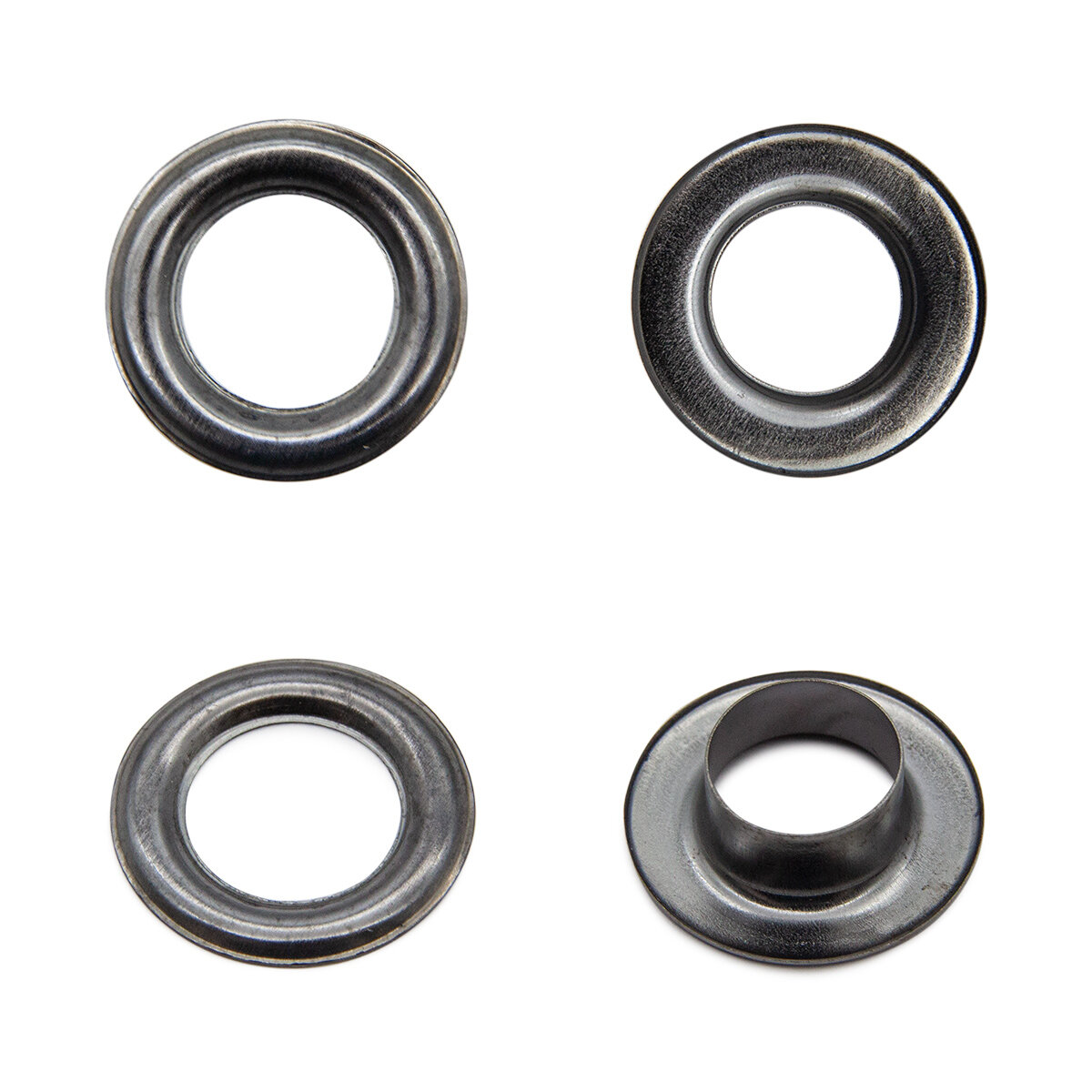 Люверс №28 (диаметр 13мм, высота 7мм), металл (~100шт), NEW STAR (черный никель)