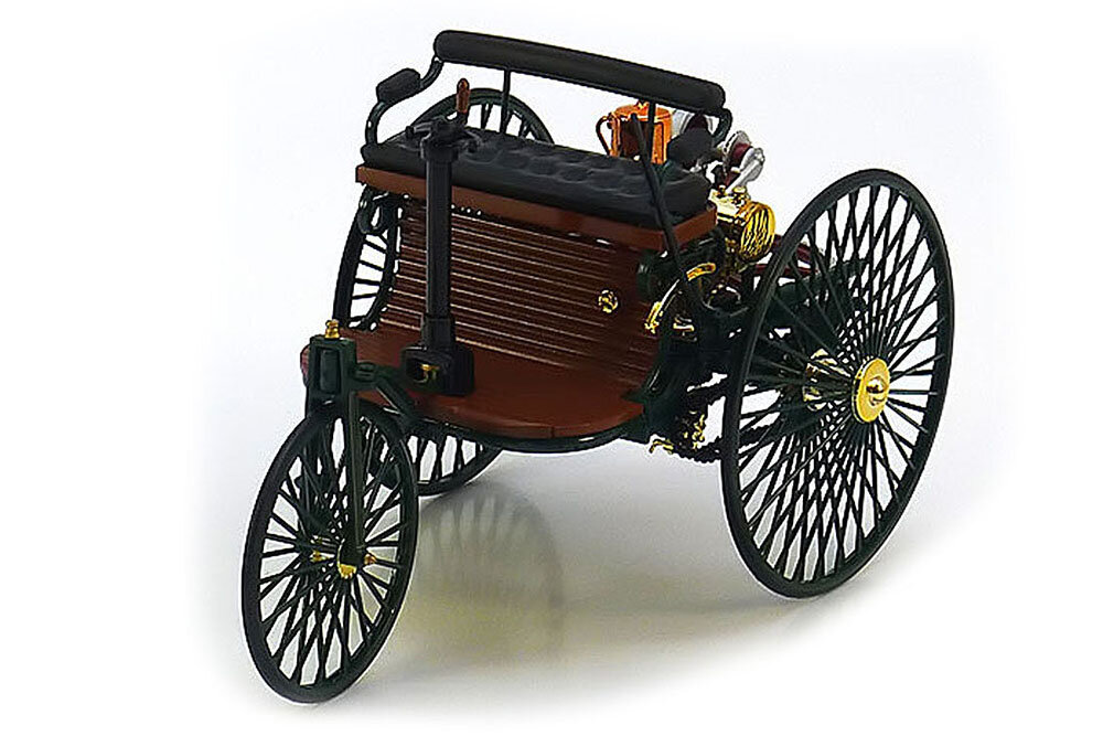 Модель коллекционная NOREV Mercedes patent-motorwagen 1886 green / мерседес даймлер мотоколяска