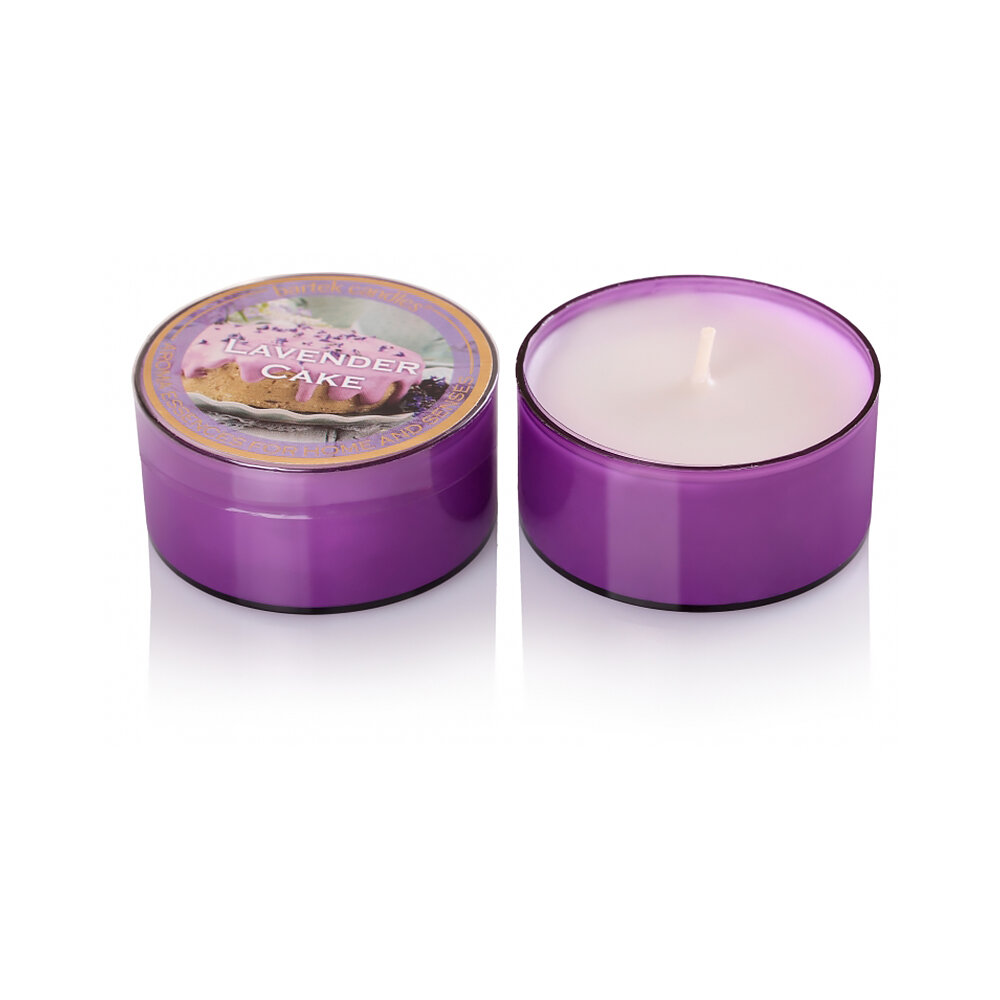 BARTEK Свеча арома в гильзе d. 5.5 х 2.5 см 40 г Лавандовый пирог аромат лаванды