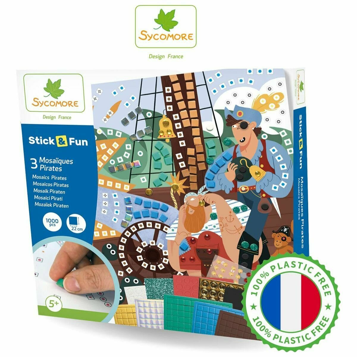 Набор для декорирования Sycomore STICK & FUN, Пираты, мозаика