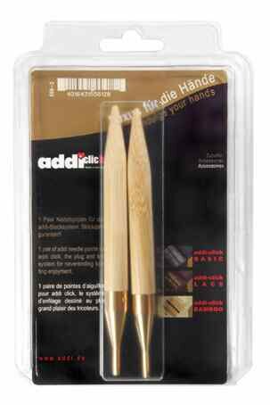 Дополнительные спицы к addiClick BAMBOO №6 бамбук 556-7/6-000