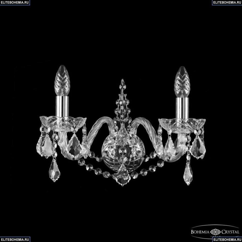 1411B/2/160 Ni Leafs Бра Bohemia Ivele Crystal, 1411