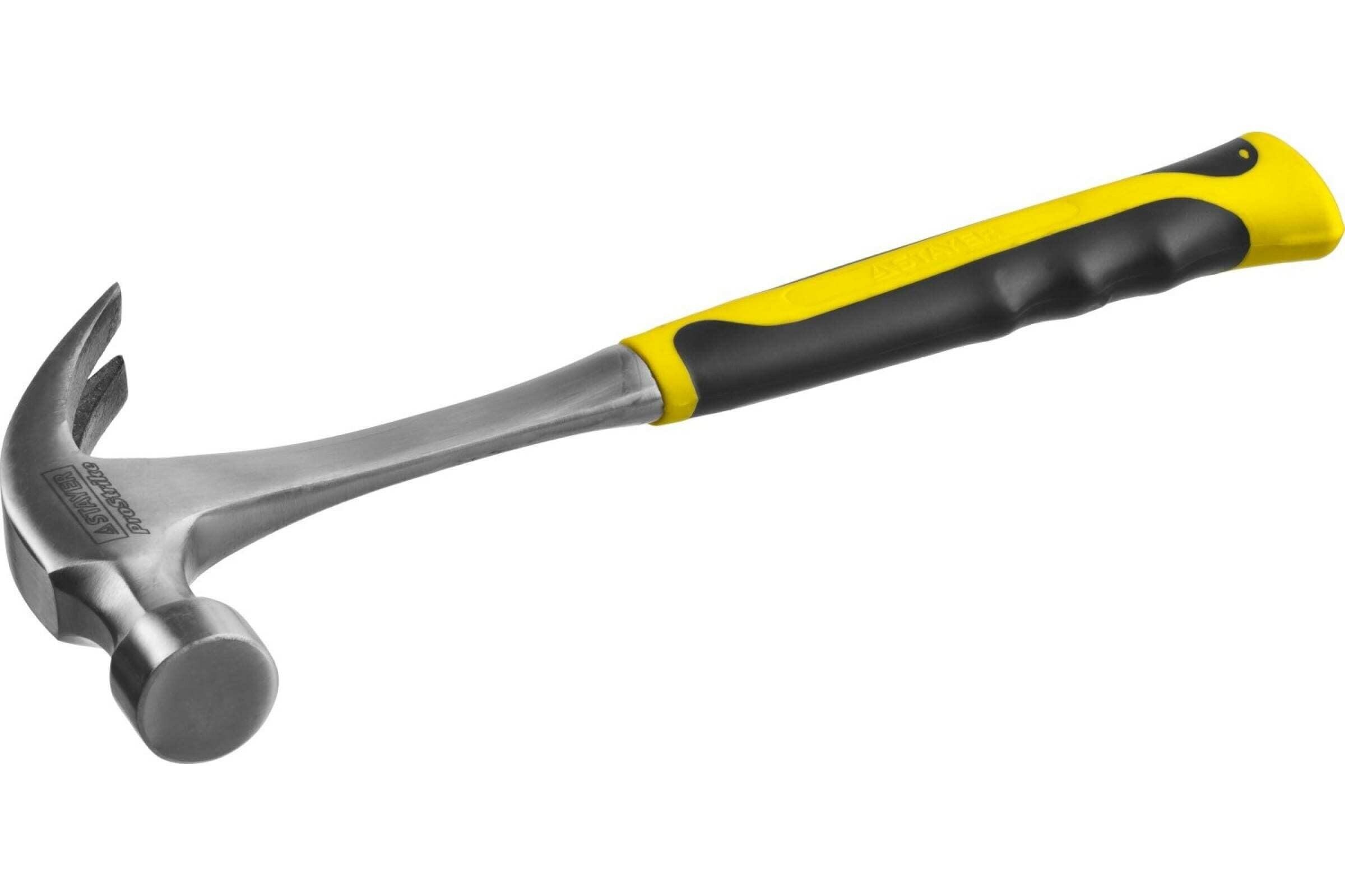 STAYER STRIKE 560 г молоток-гвоздодёр цельнометаллический столярный