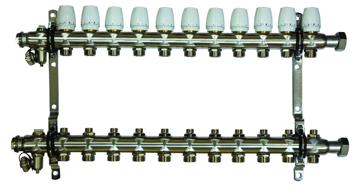 Коллекторная группа 1" х 3/4 - 11 контуров Millennium KGR1011