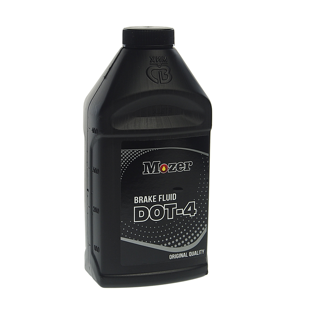 Жидкость тормозная DOT-4 0.455кг MOZER