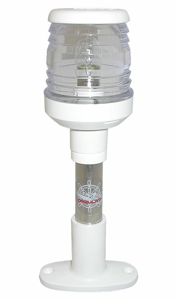 Клотиковый навигационный огонь на стойке, 200 мм, белый корпус (10236373)