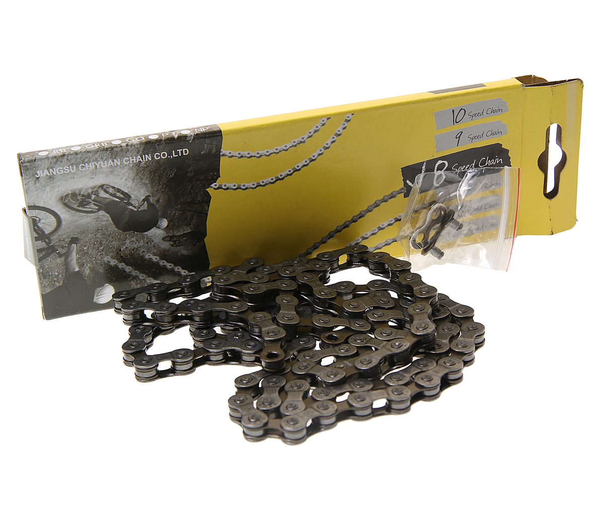 Цепь велосипедная 116 звеньев 3/32" 8 скоростей MAYA