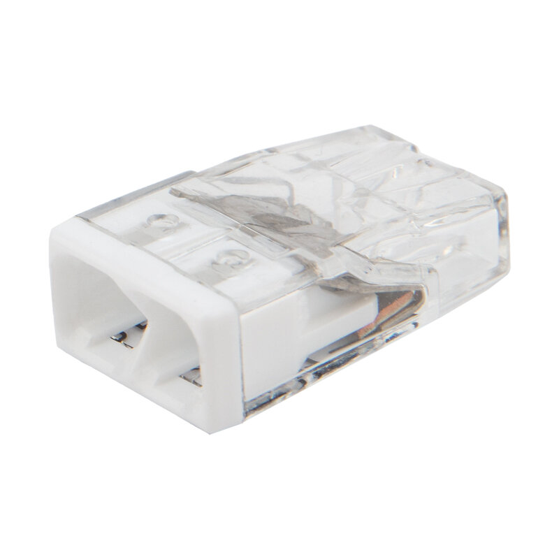 Neon-Night Экспресс-клемма REXANT СМК 2273-202, 2-проводная 0.5-2.5 мм², прозрачная (100 шт./уп.), 100шт