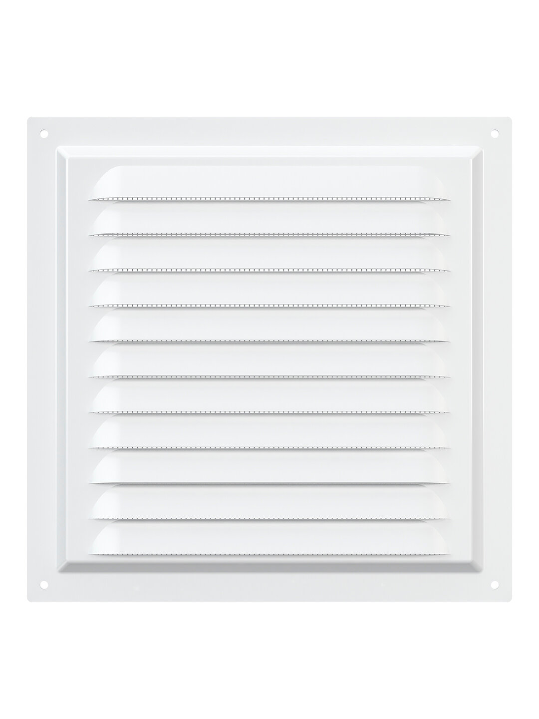 Решетка ERA МЭ, оцинкованная сталь, белая, антимоскитная, 200x200 мм