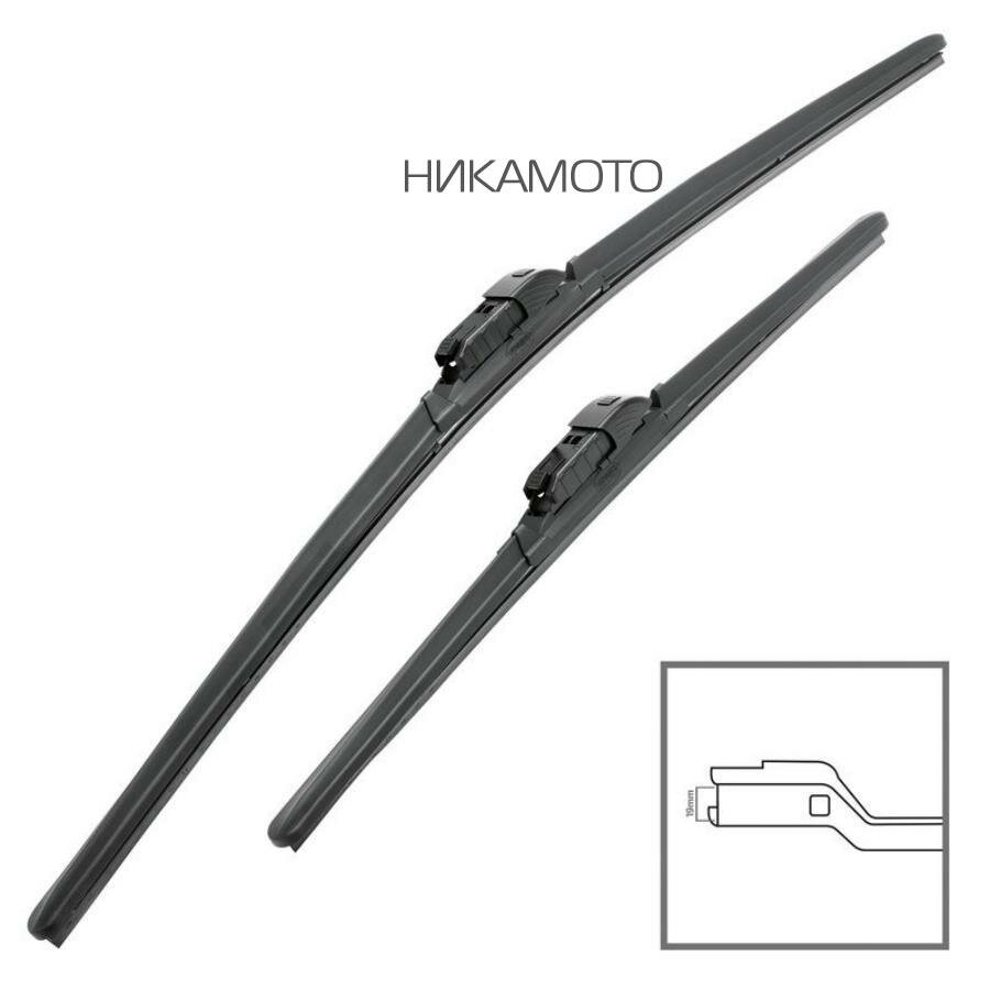 HEYNER 020 330 Щётки с/о 600/450мм blade-set HYBRID