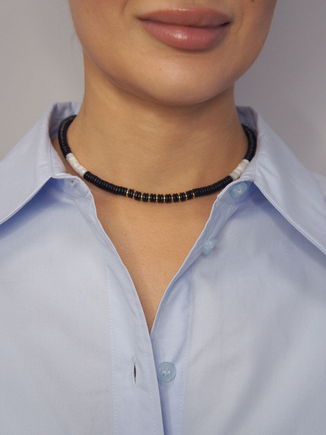 Чокер by mar, перламутр