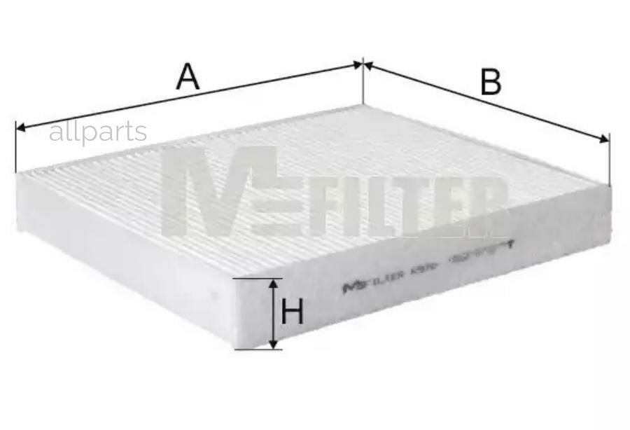 M-FILTER K970 фильтр салона!\ Ford C-Max/Galaxy, Volvo S40/S80 all 04>