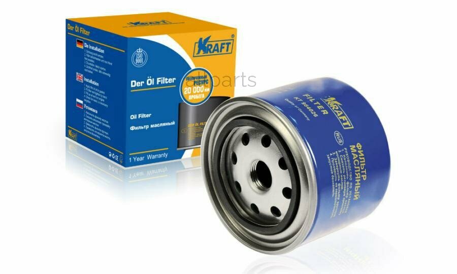 KRAFT KT964026 Фильтр масляный ВАЗ 2105-099 OBERKRAFT LADA 2108, CHEVROLET Niva, OKA KRAFT KT964026
