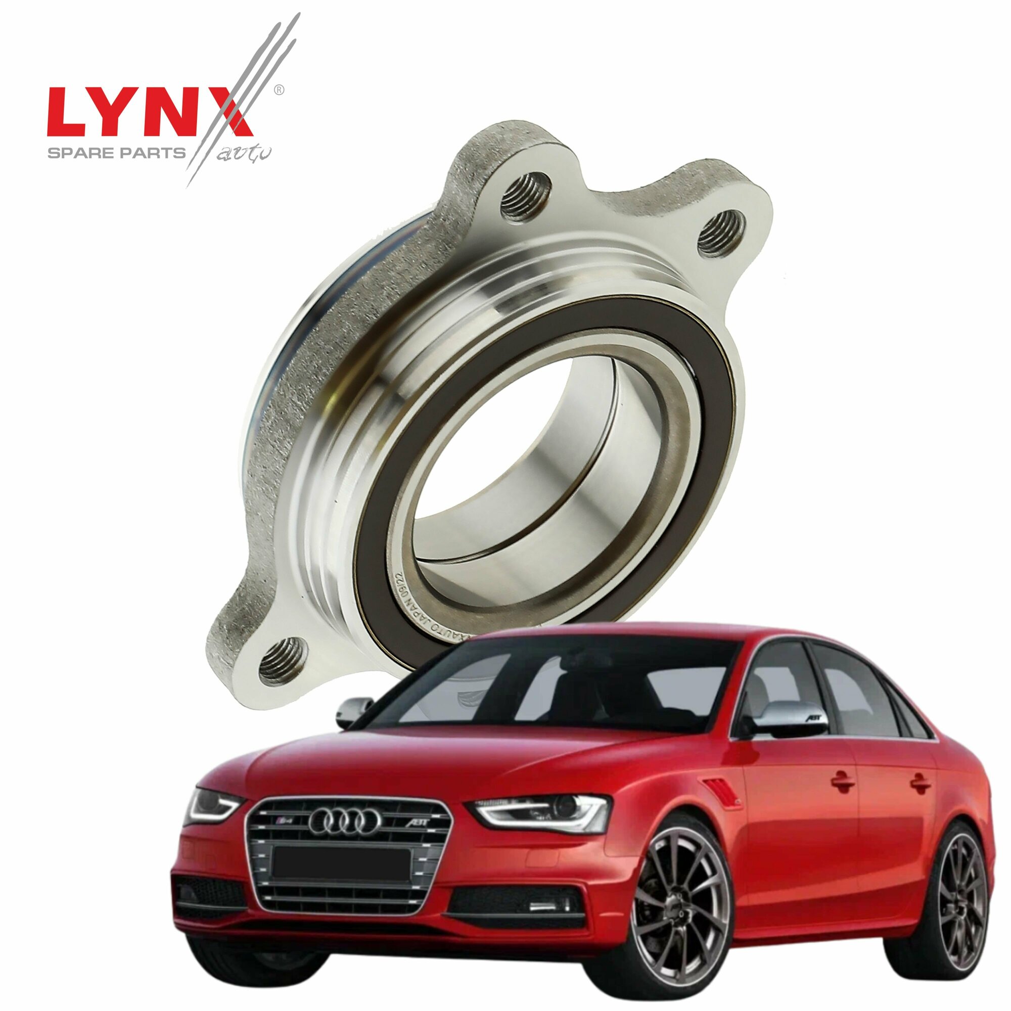 Подшипник ступицы Audi A4 (4) / Ауди А4 2011 2012 2013 2014 2015 / передний, 1 шт LYNXauto