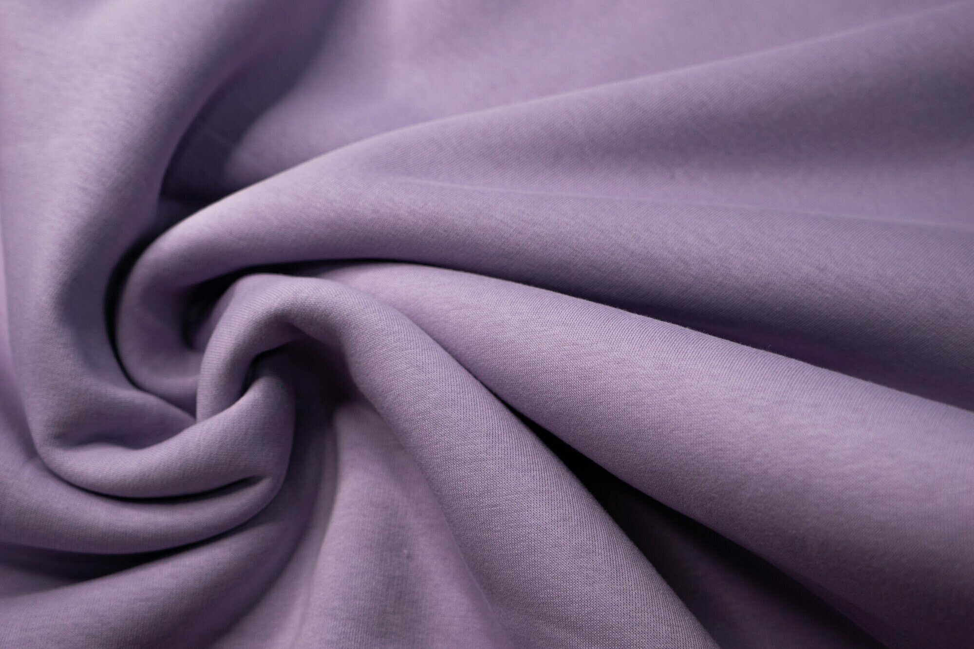Ткань футер 3-нитка начес лиловый