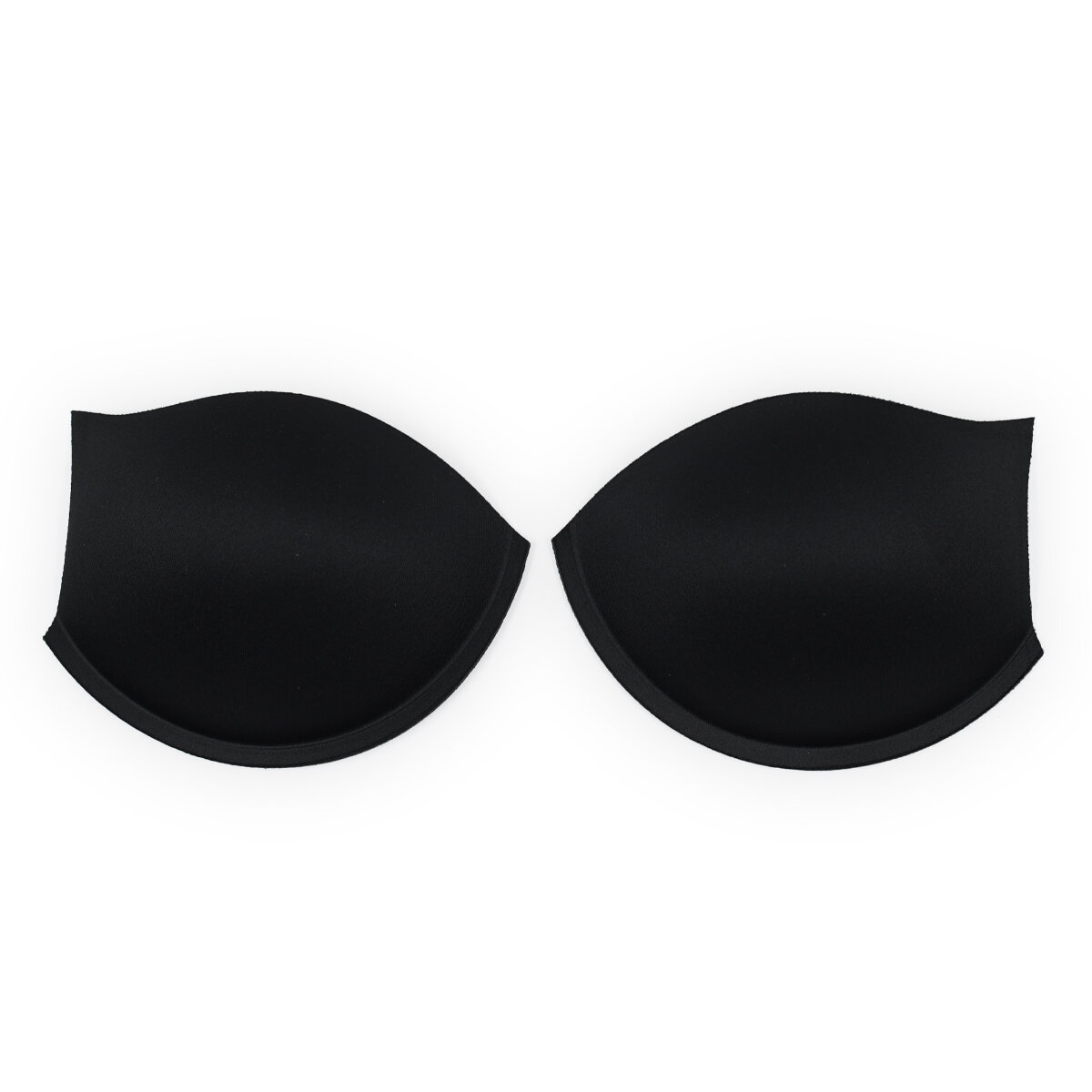 Чашечки для бюстгальтера с 'острым' уступом, с эффектом push-up, CC-55, размер 70 (170 черный), 1 пара