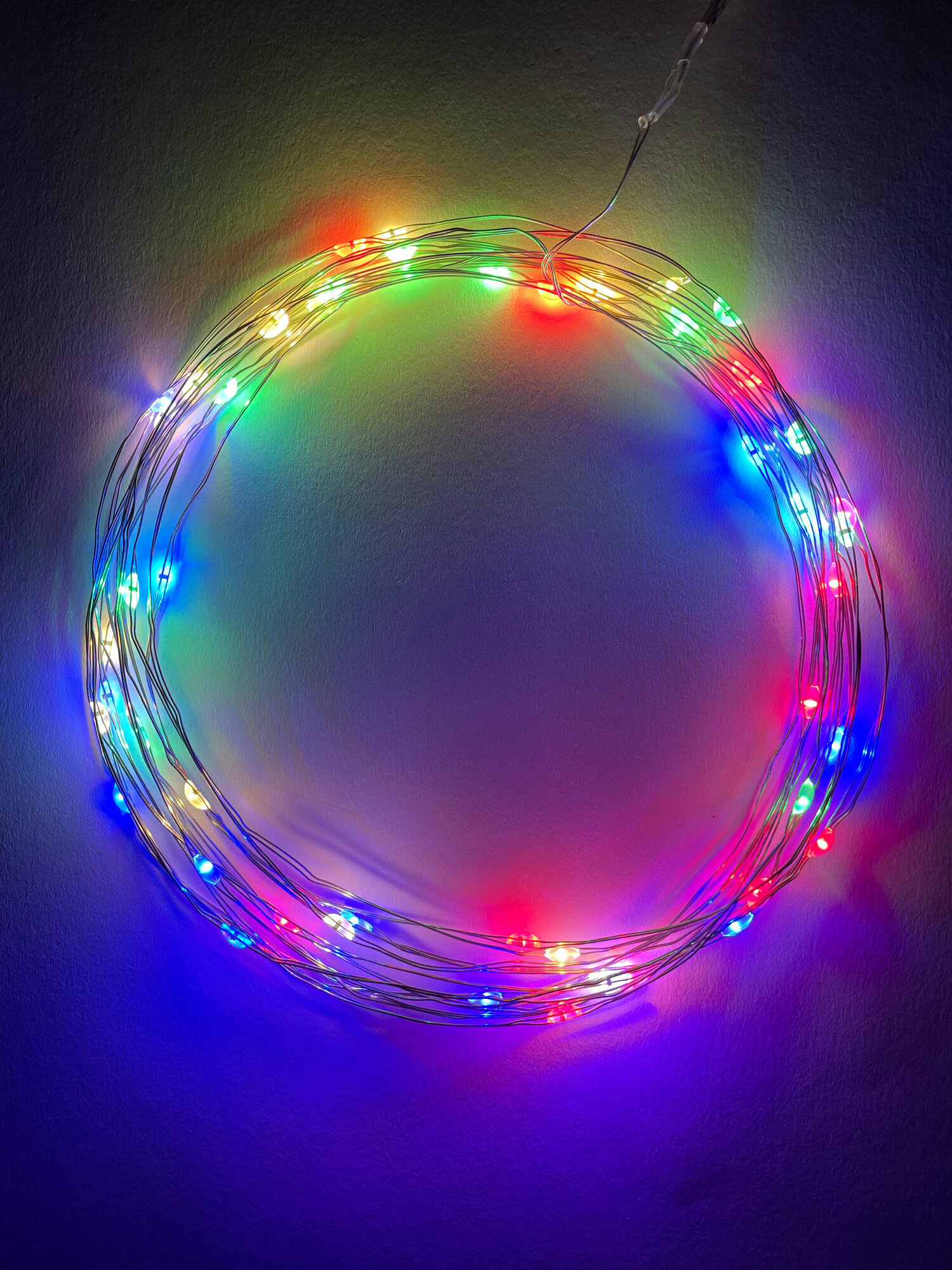 ЭРА Гирлянда LED ENIN 5NM Нить 5 м мультиколор, АА, Б0047959