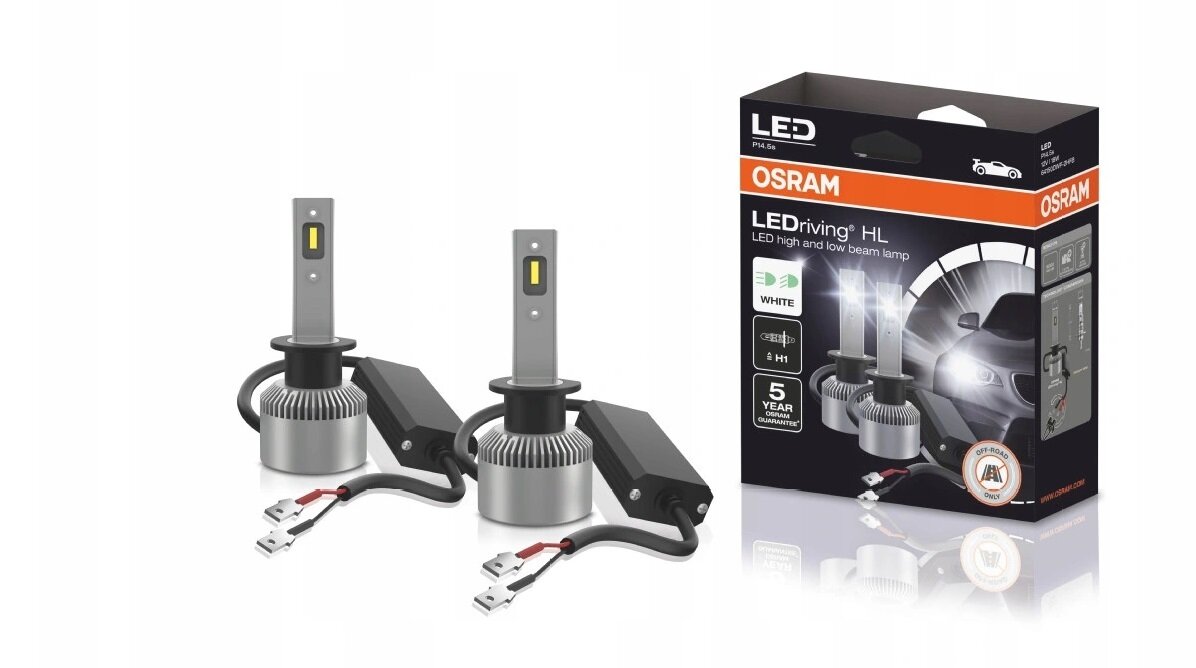 Светодиодные лампы OSRAM O-64150DWP LED COOL WHITE LEDriving HL H1, P14.5s, 6000K, 12V, 64150DWP-2HFB