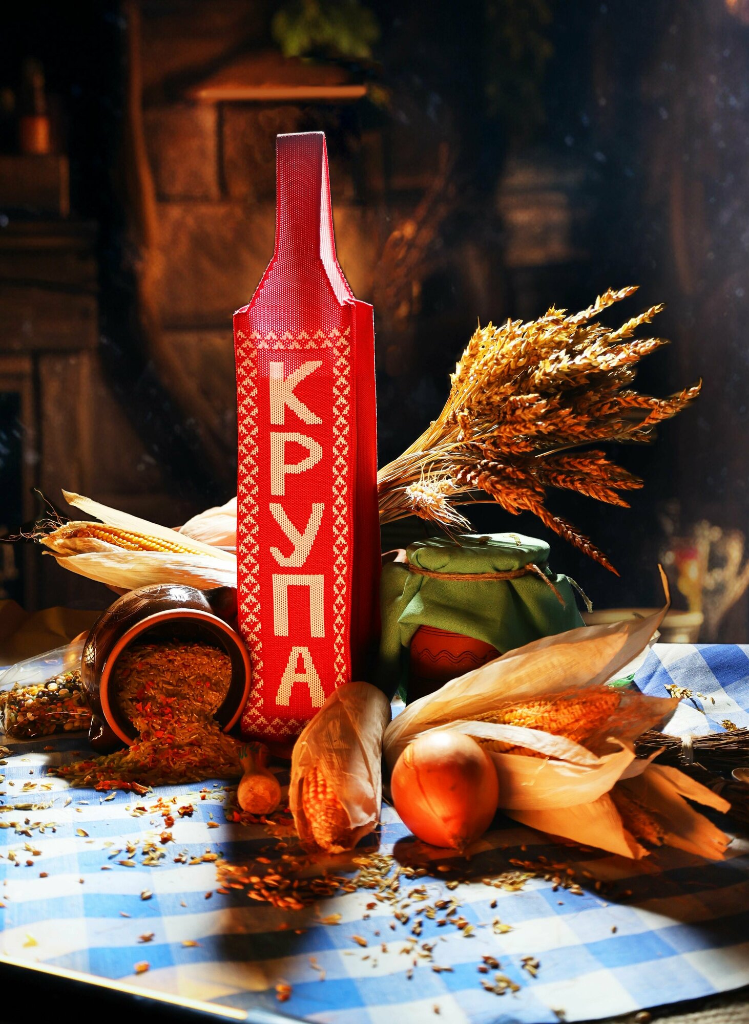 Новогодний чехол для бутылки подарки на новый год подарочная упаковка мешочек для бутылки