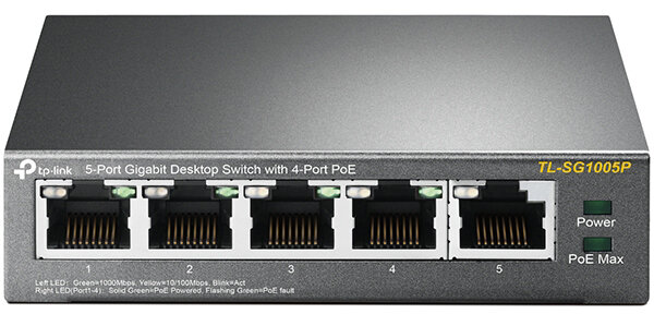 Коммутатор TP-LINK TL-SG1005P