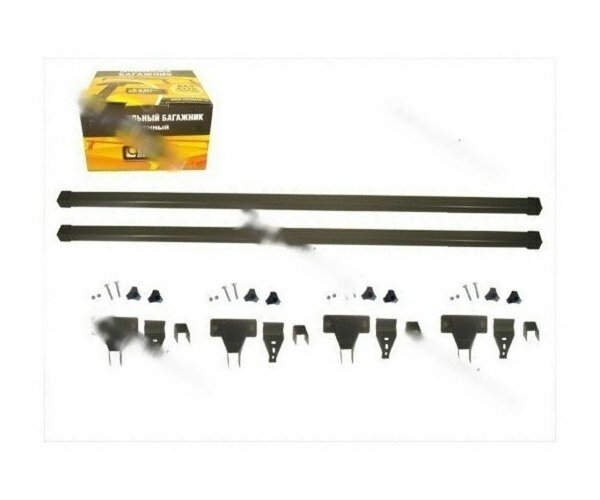 Багажник для Priora 2170 ED с двумя дугами, длина 110 см, модель ED2-170F+ED7-210S.