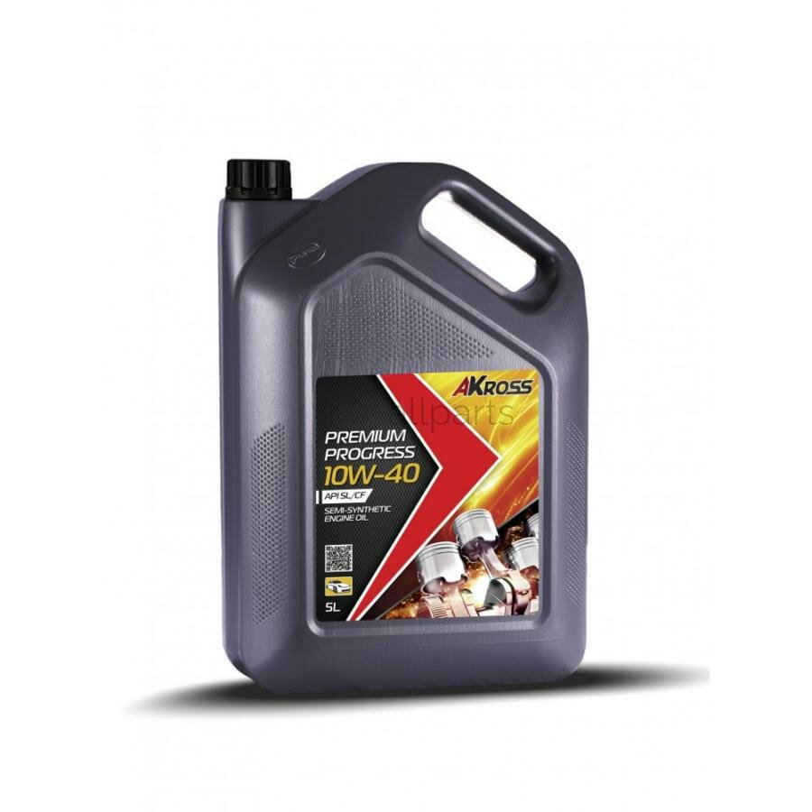 AKROSS AKS0003MOS Моторное масло AKross 10W-40 Premium Progress SL/CF 5 л (бензин)