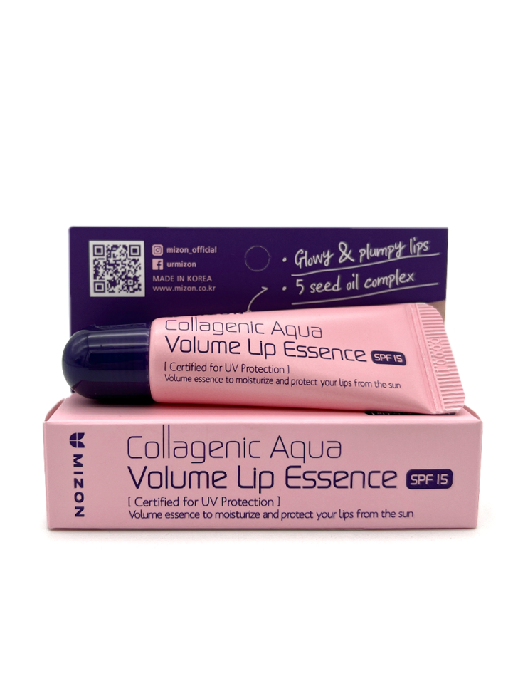 MIZON Эссенция для губ с коллагеном Collagen Aqua Volume Lip Essence, 10 мл
