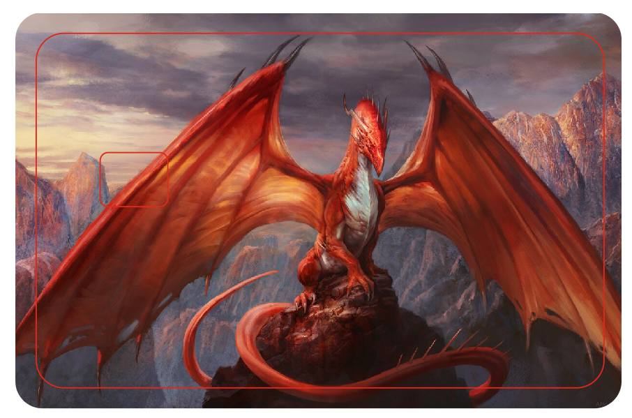 Наклейка на банковскую карту, Аэсонне красный дракон