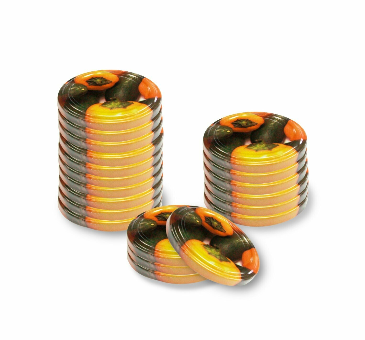 Крышка для консервирования лето "твист", винтовая, диаметр 66мм, покрытие эмаль,20 штук