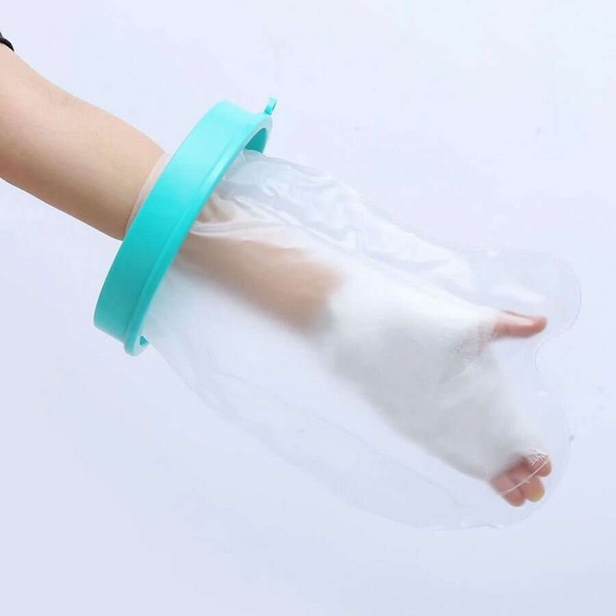 Чехол на руку для душа водонепроницаемый, многоразовая накидка на гипс, защита повязки от воды