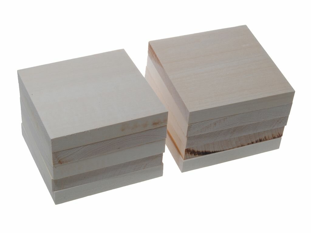 Доска из липы 110х110х20 см в наборе 10шт. Татьянка