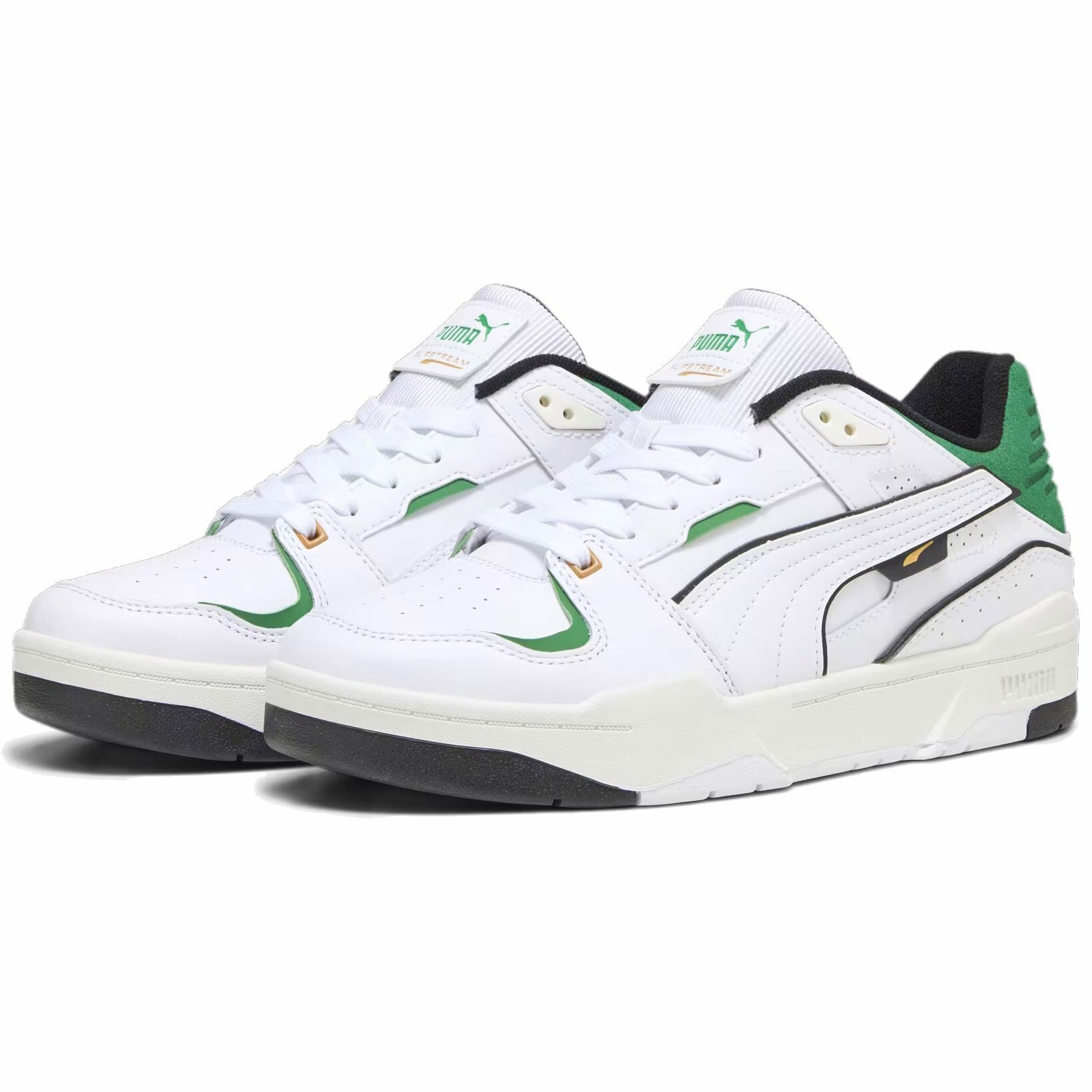Кроссовки PUMA Slipstream Bball, размер 44, белый-зеленый — фото 1