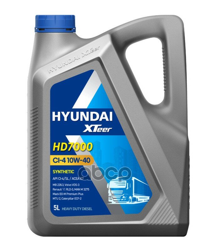 HYUNDAI XTeer HYUNDAI XTeer HD 7000 CI-4 10W40, 5 л, Моторное масло