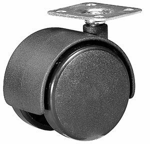 Колесные опоры | колесики мебельные EDSON CP-50 с площадкой (комплект 4 штуки)