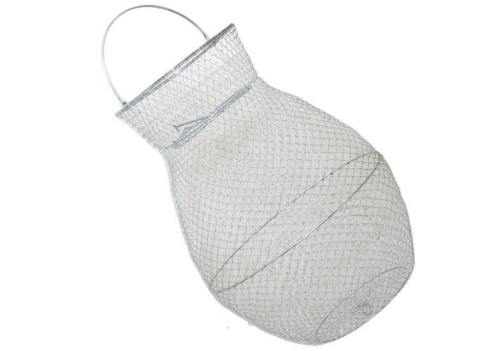 Садок металлический оцинкованный 35 литров d39 см дл. 60 см